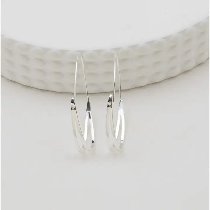 Zara Hoops in Silver